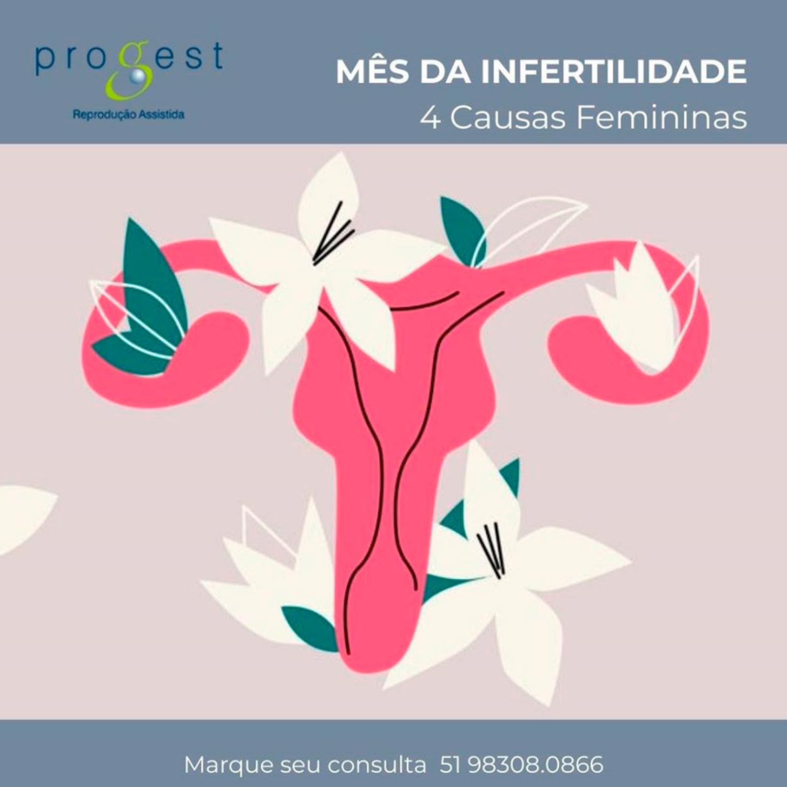 4 causas da infertilidade feminina - Clínica Progest Reprodução Assistida
